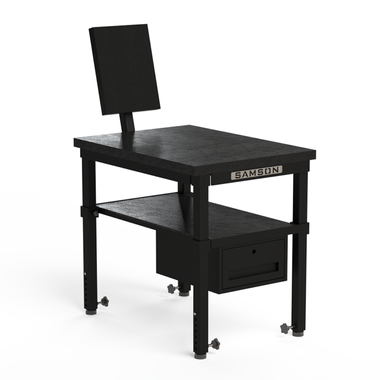 Single Taping Table W/ Shelf and Drawer